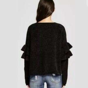 Mossimo Supply Co. | Sweaters | Mossimo Pullover Sweater Ruffle Sleeve ...